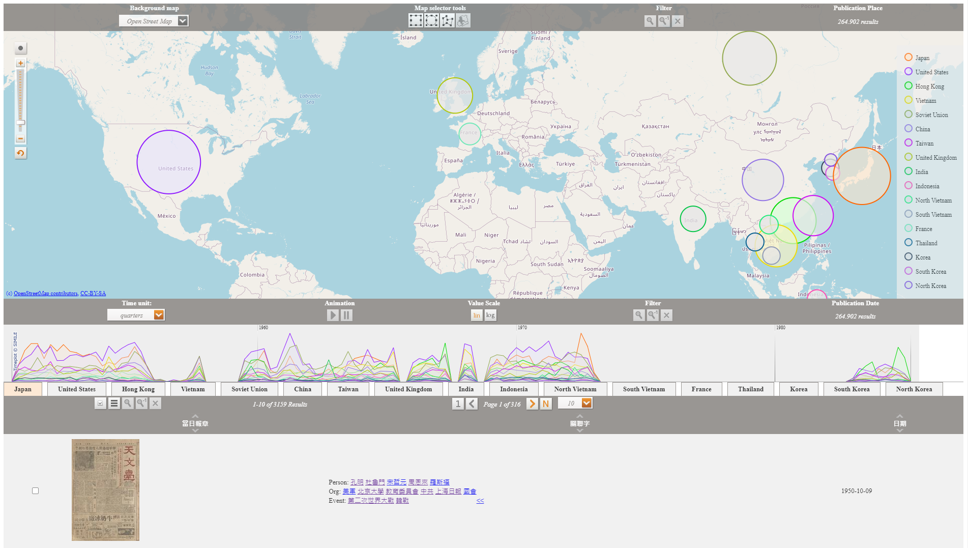 Geospatial-temporal Visualization - Digital Scholarship Projects, CUHK ...